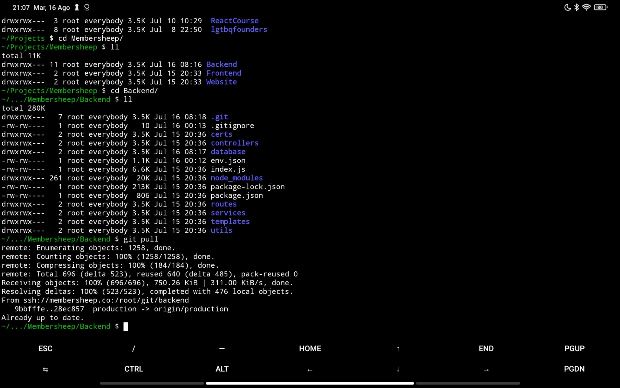 Developing on an Android Tablet